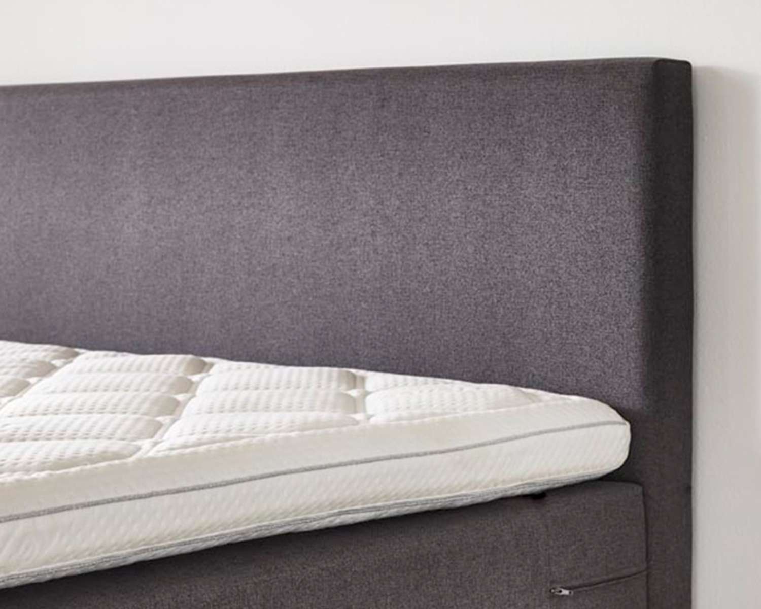 Complete boxspring met hoofdbord, kies zelf het gewenste comfort en de ...